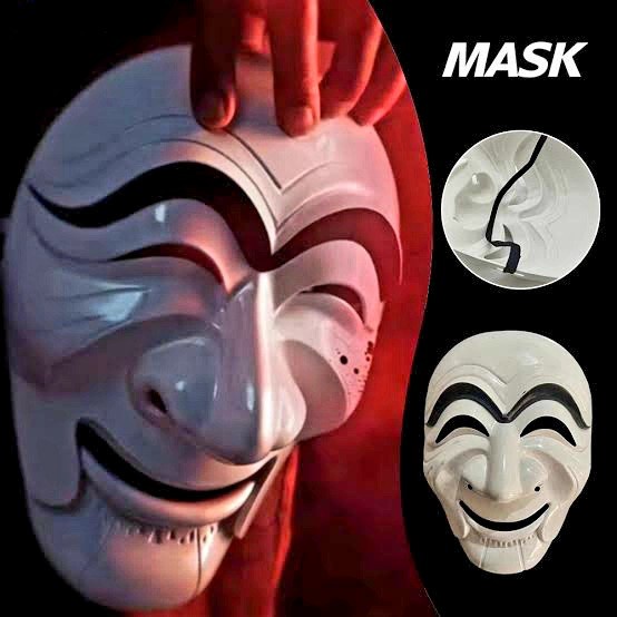 New MONEY HEIST Mask KOREA RolePlay Mask Halloween Mask Costume ...