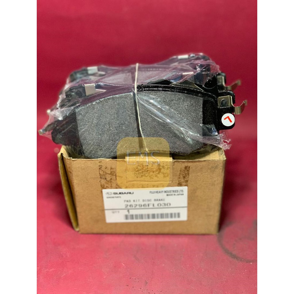 SUBARU XV 2.0 2017-2019 FRONT BRAKE PAD (26296-FL030) | Shopee Malaysia