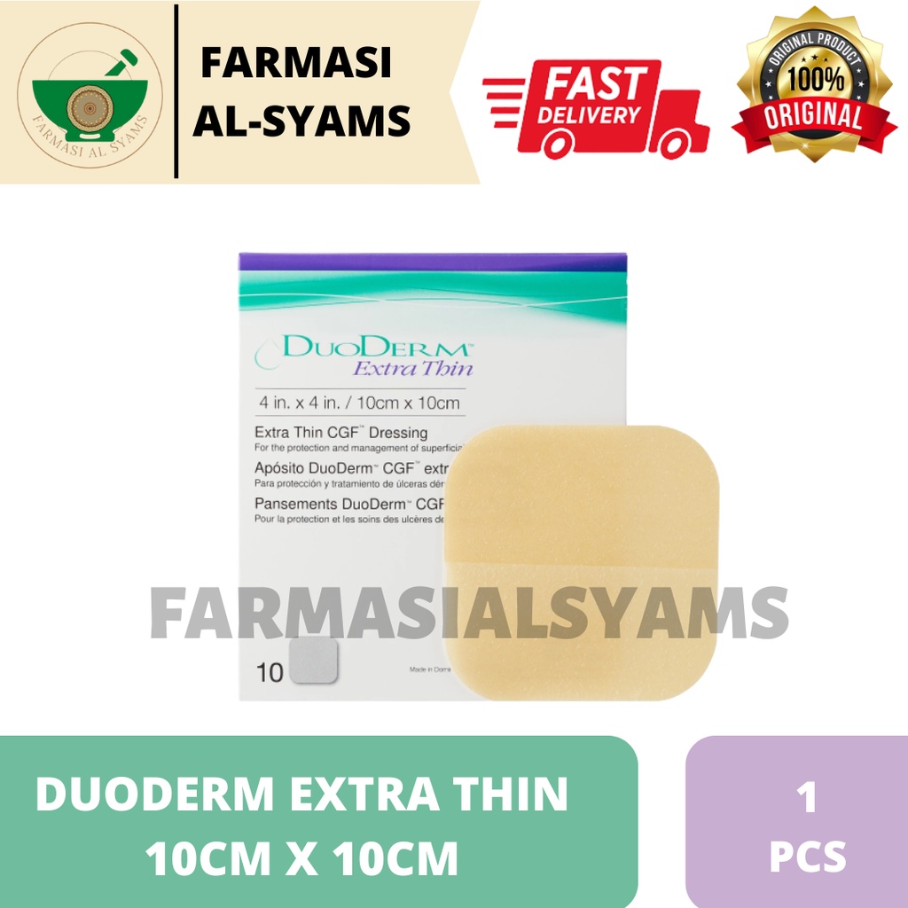 DUODERM EXTRA THIN DRESSING 10CM X 10CM 1 PATCH | Shopee Malaysia