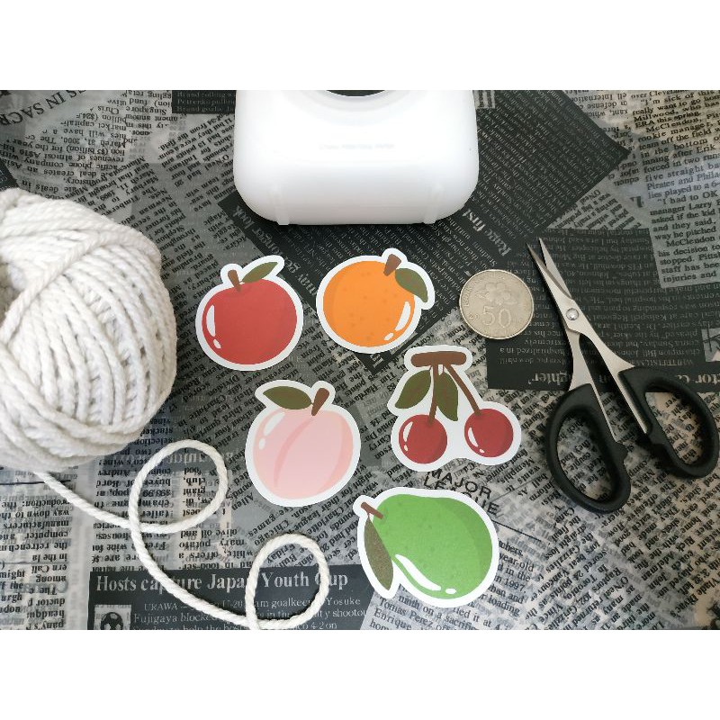 🍎🍐🍊🍑🍒 Animal Crossing Fruits Stickers | Shopee Malaysia