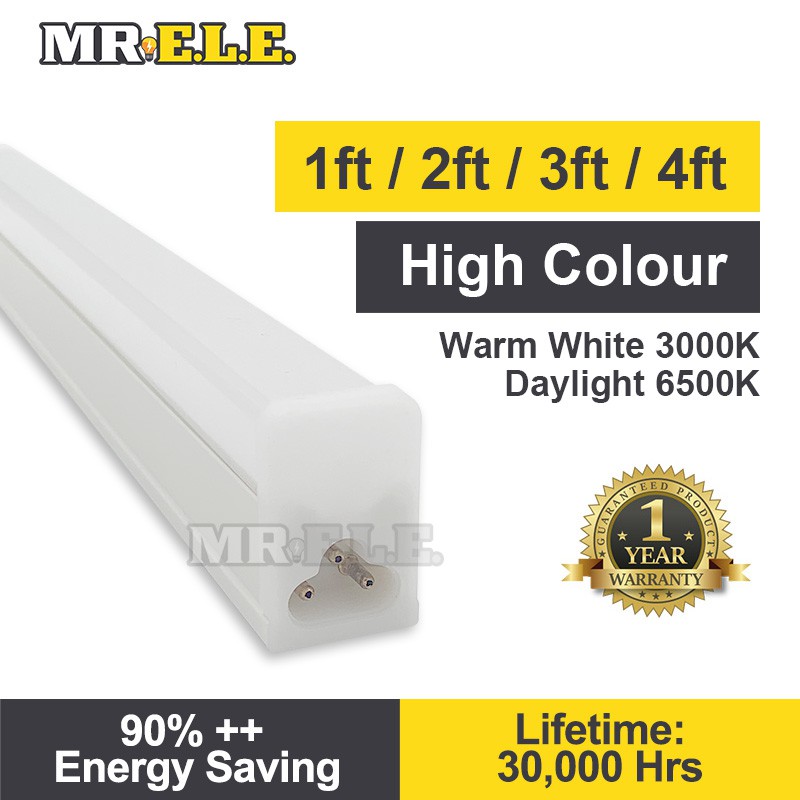 High Grade LED T5 1ft/2ft/3ft/4ft Tube Light Drop Curve Light Ceiling ...