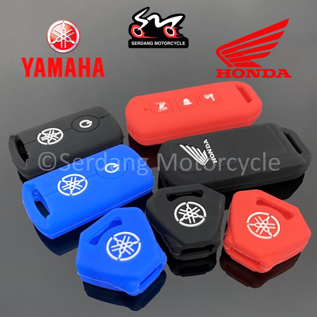 Silicone Key Cover Rubber Kunci Yamaha Y15 LC135 Y16 NVX XMAX Honda ...