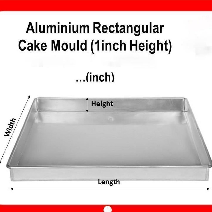 Swiss Roll Cookie Cake Mould Rectangular Cake Tin Loyang Kek Swiss