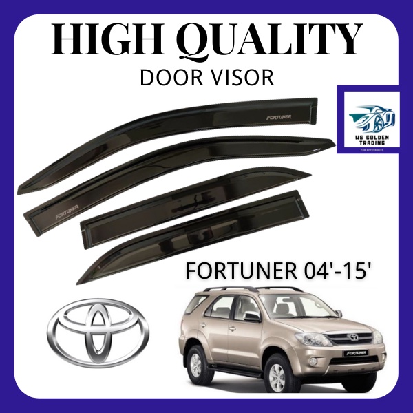 Toyota Fortuner 2004-2015 ( AN50/AN60 ) Flat Door Visor Sun Visor Air ...