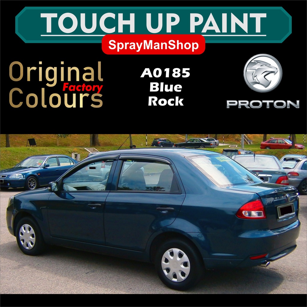 Proton Saga Spray Paint For Touch Up All Original Factory Colours 400ml ...