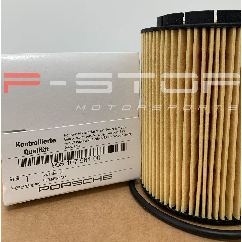 Porsche Auto Parts 95510756100 Oil Filter ORIGINAL Porsche Cayenne ...