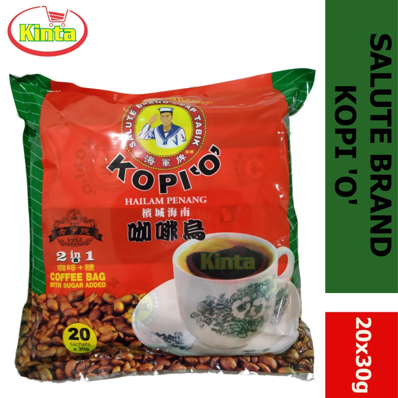 Salute Brand 2 in 1 Kopi 'O' 20x30g | Cap Tabik Kopi O Hailam Penang ...