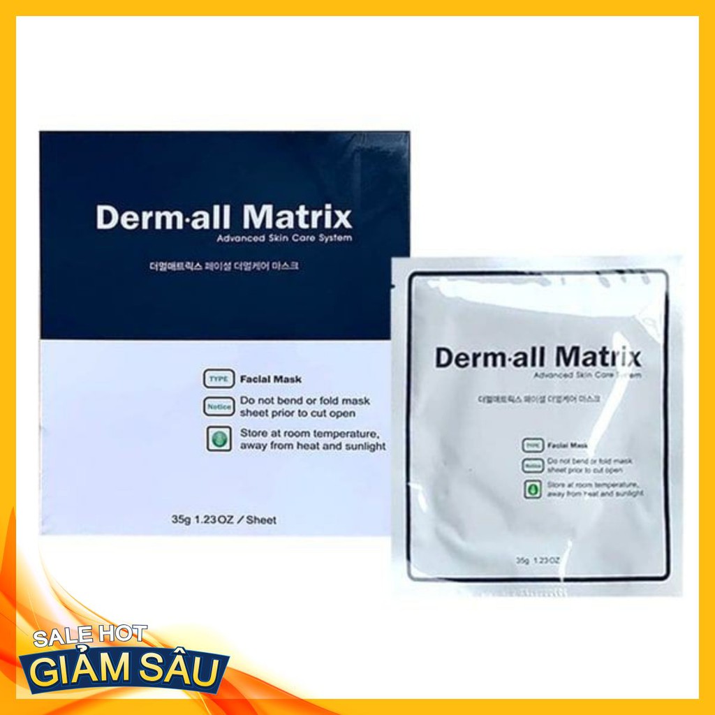 Derm All Matrix Korean Mask Whitening Korean Muscle Lifting | Shopee Malaysia