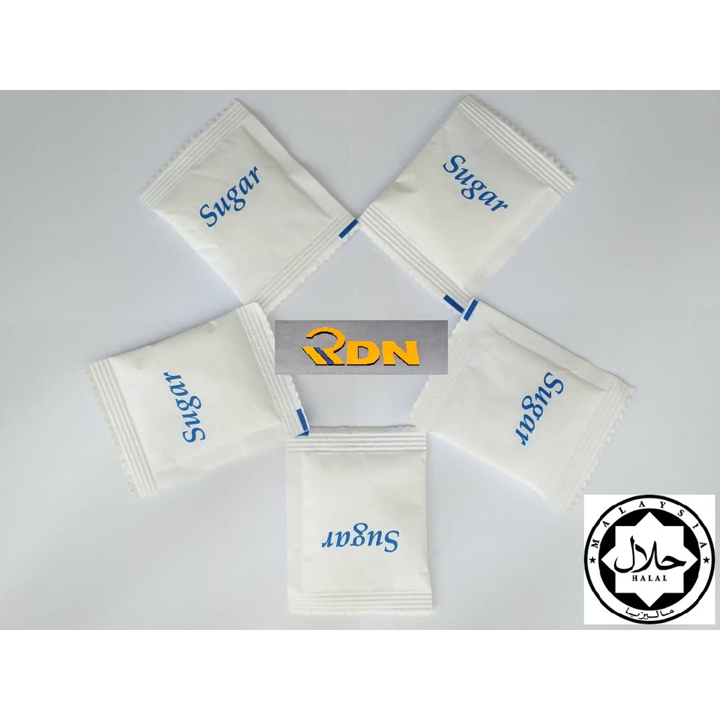 White Sugar Sachet 5g (2500 Sachets/box) Refined Granulated Sugar-Halal ...