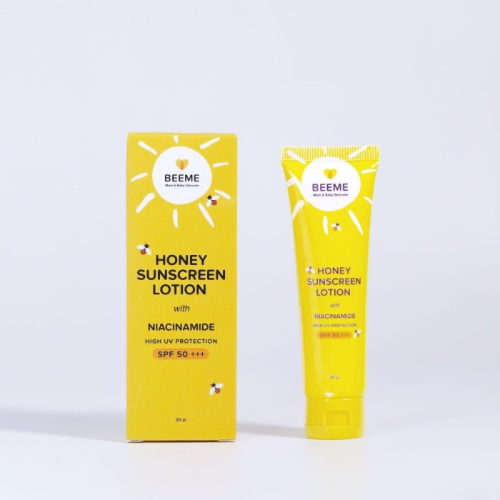 Beeme Honey Sunscreen Lotion with Niacinamide SPF 50++++ - Beeme ...