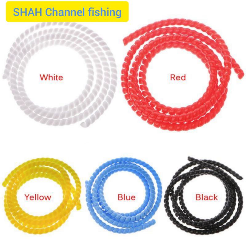 Spiral wrap Rod [ pembalut rod mancing] panjang 1 meter. Diameter 8mm ...