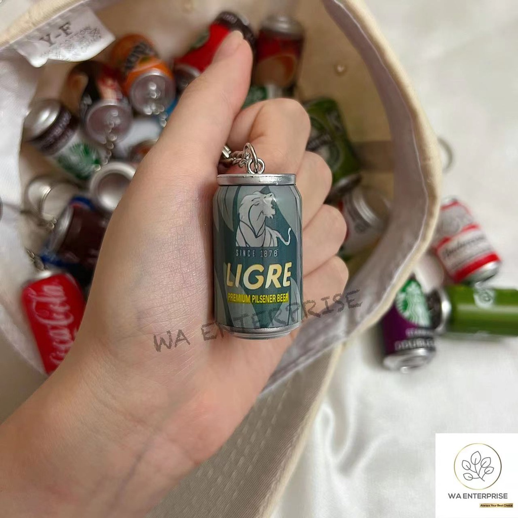 (Ready Stock) Cute Key Chain Fanta Cola Pepsi Sprite Keychain 1 piece ...