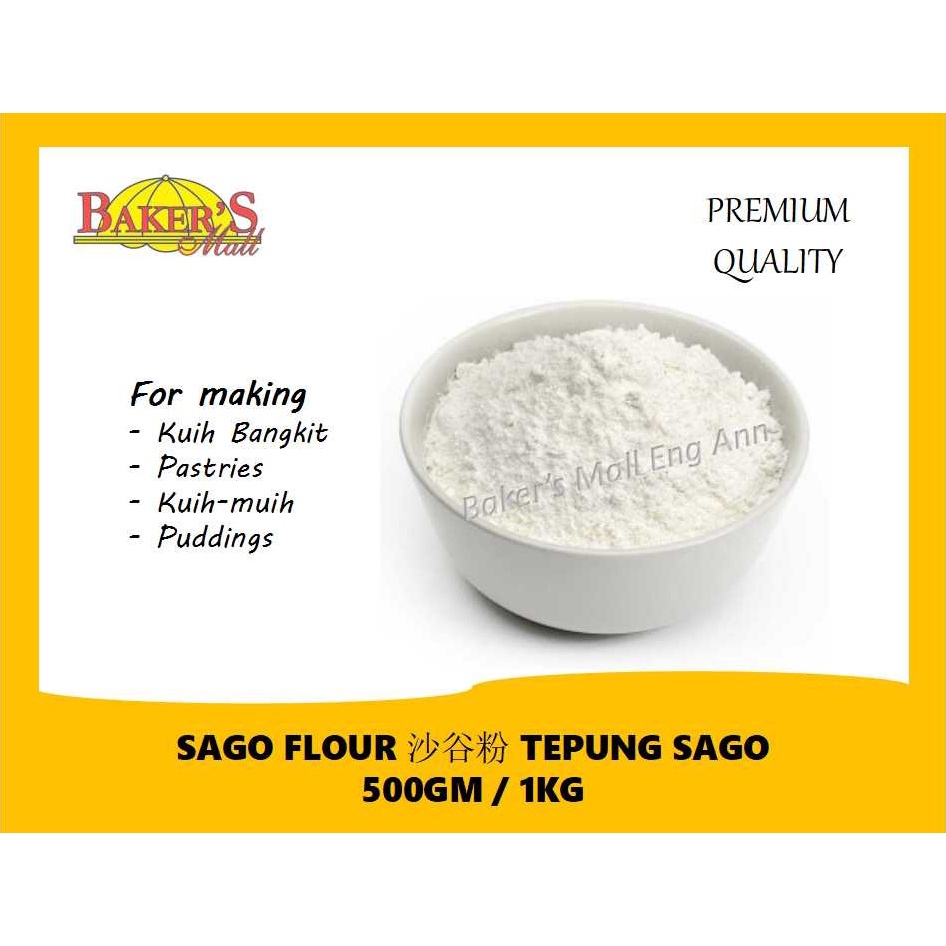 Sago Flour 沙谷粉 Tepung Sago 500gm/1kg | Shopee Malaysia