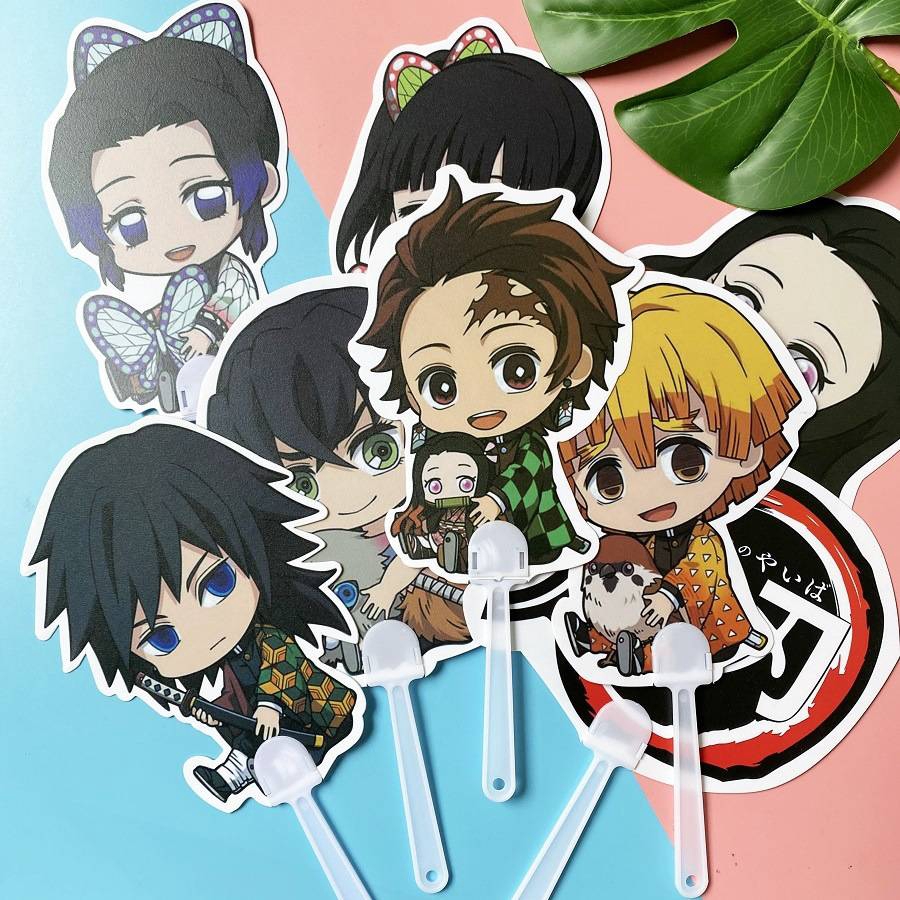 Anime Demon Slayer Kimetsu No Yaiba Kamado Tanjirou Cute Handheld Mini ...