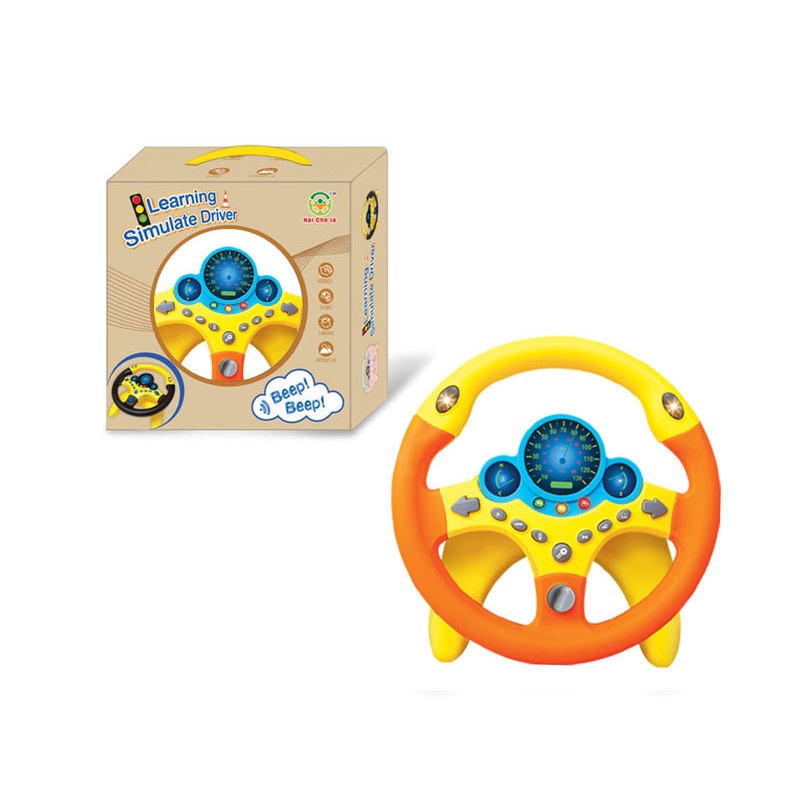 🔥READY STOCK🔥Steering Wheel Toy Driving Simulator Stereng Mainan Budak ...