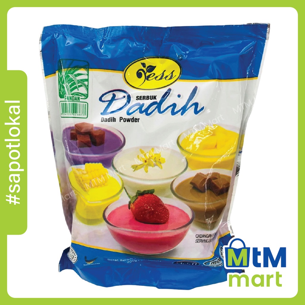 Yess Serbuk Dadih Pandan 400g / Pandan Curd Pudding Powder [MTM Mart ...