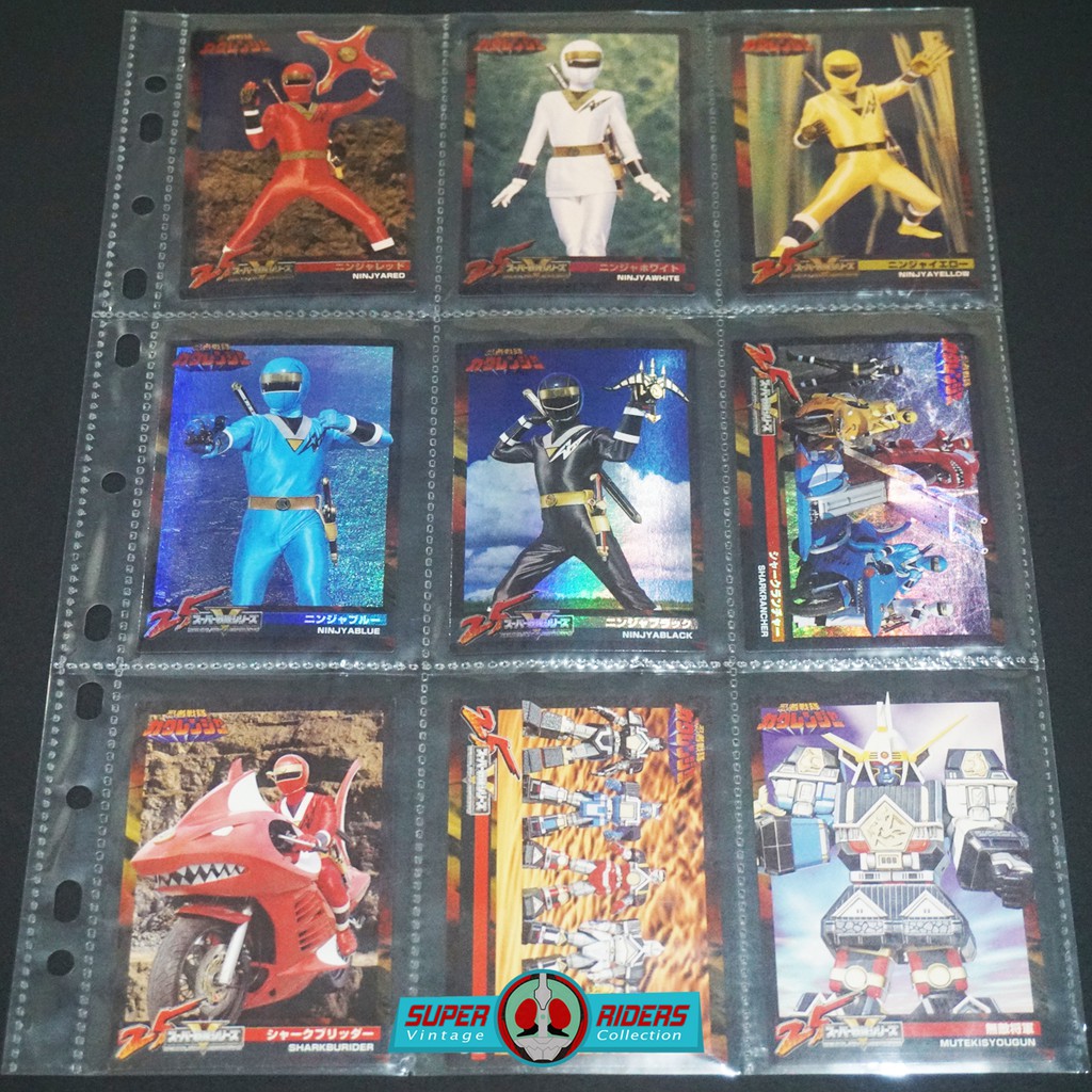 Morinaga Super Sentai 25th Anniversary Cards : Ninja Sentai Kakuranger ...