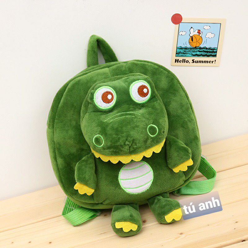 Dinosaur stuffed animal backpack for boys and girls going to preschool ...