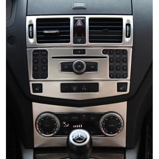 Mercedes Benz W204 non facelift central panel chrome trim | Shopee Malaysia