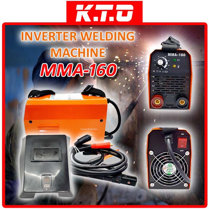 MMA-160 INVERTER WELDING MACHINE MMA WELDER / MESIN WELDING | Shopee ...