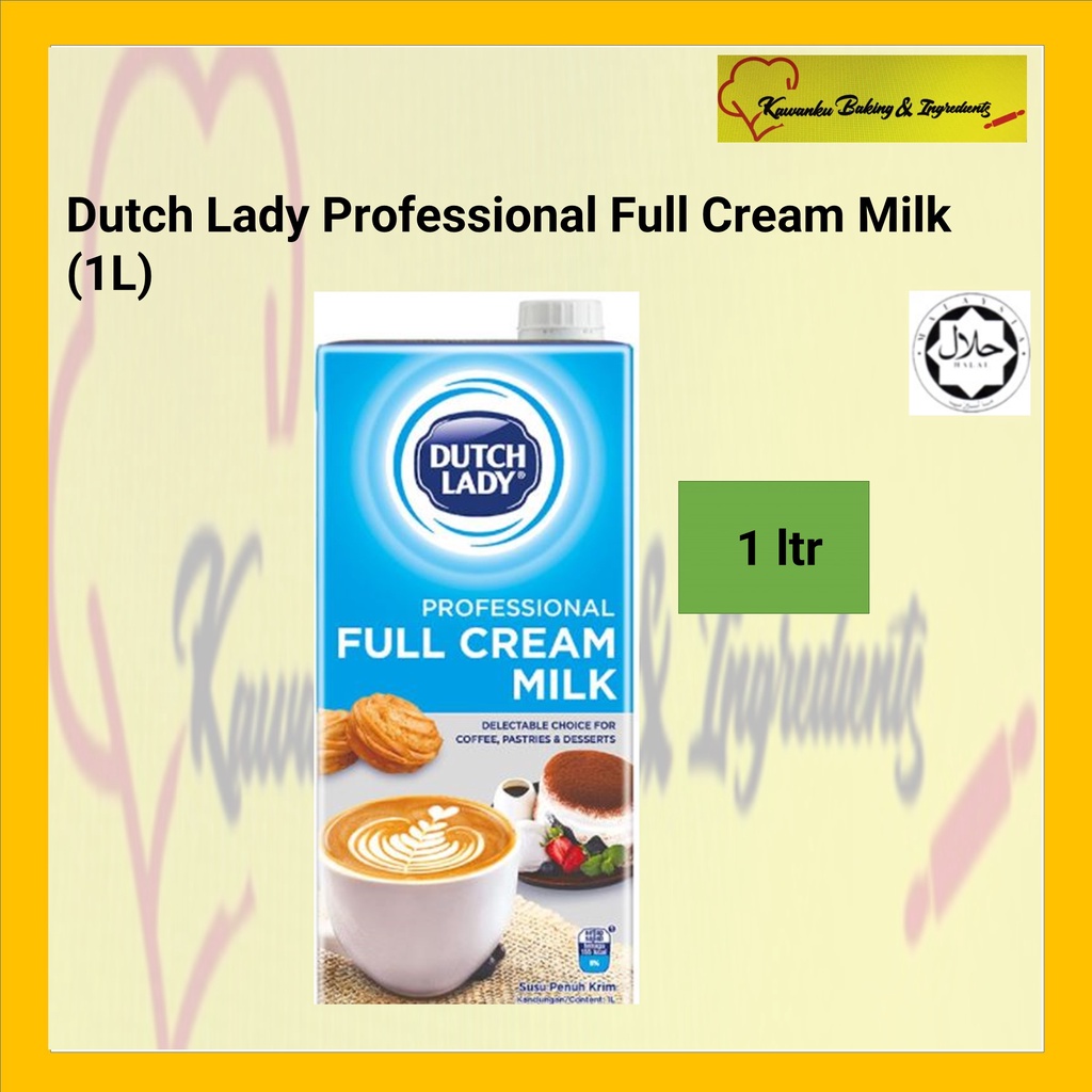 Dutch Lady Professional Full Cream Milk (1L) | Shopee Malaysia