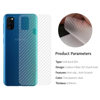 5Pcs Carbon Fiber Back Screen Protector Sticker Film OPPO A60 A98 A78 ...
