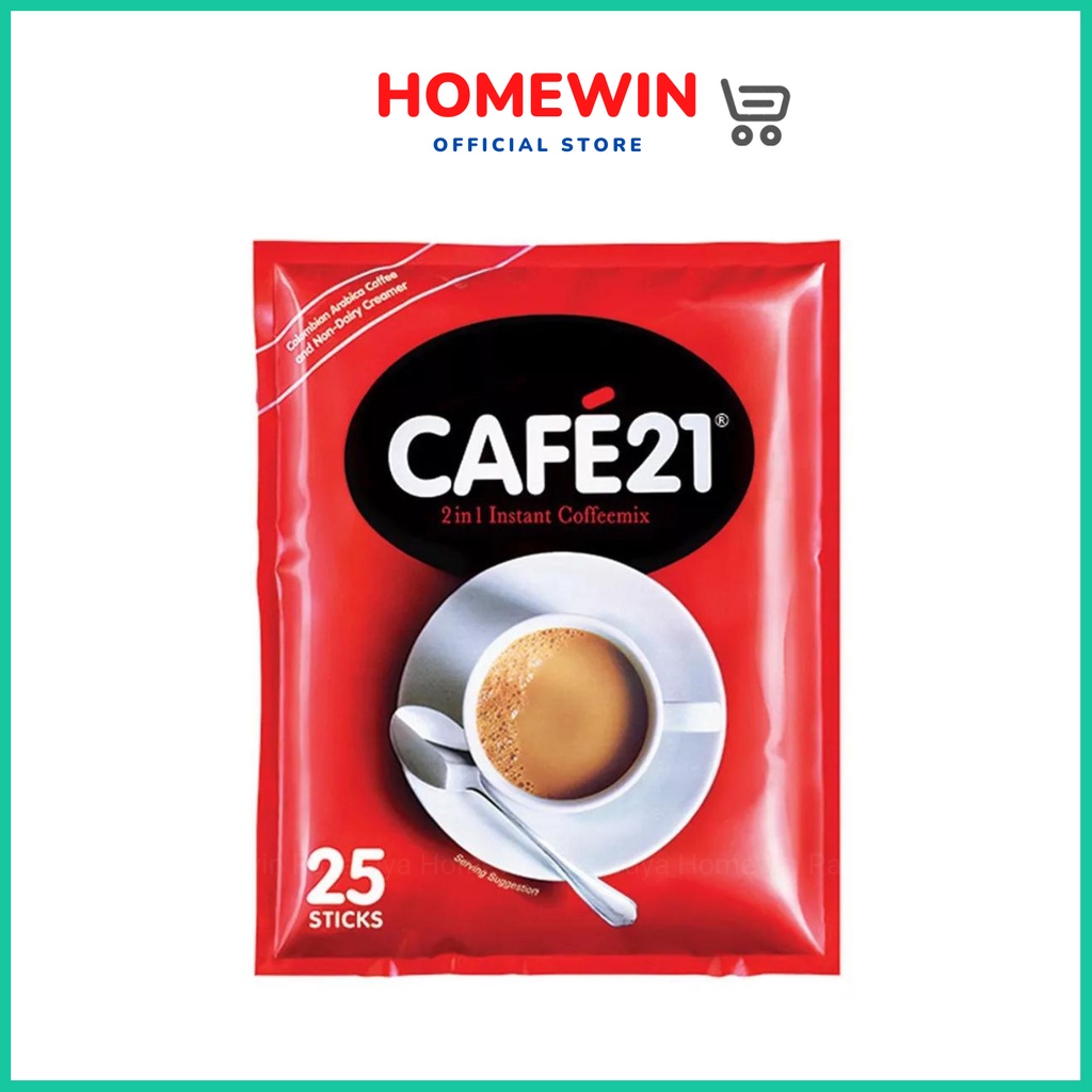 Cafe 21 2in1 Instant Coffeemix (12g x 25 Sticks) | Shopee Malaysia