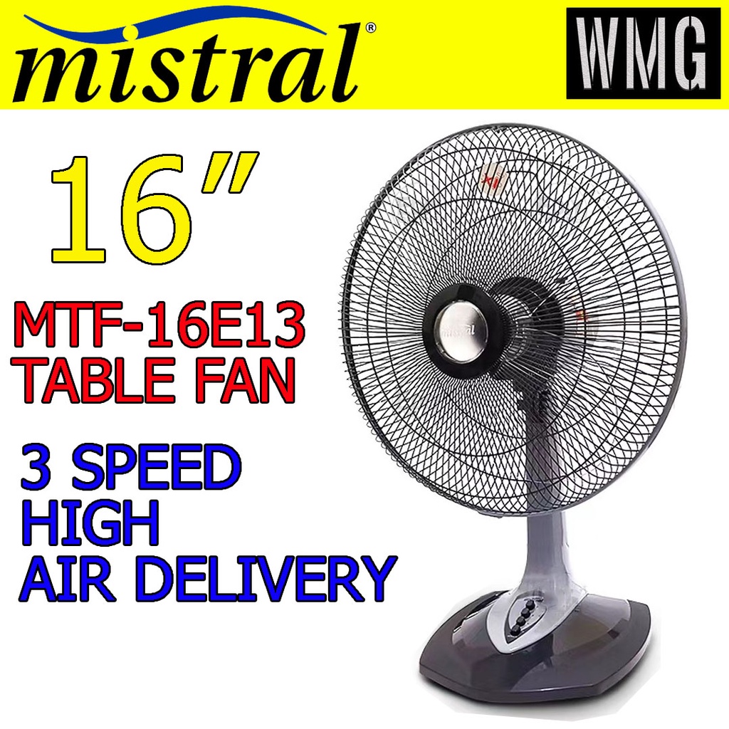 Mistral Table Fan 16 inch Kipas Meja 16 Inci Kuat Angin Powerful Desk Fan Besar | Shopee Malaysia