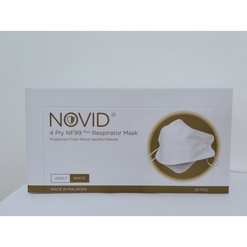 Novid 4ply NF99 Plus Respirator Mask (20PCS) | Shopee Malaysia