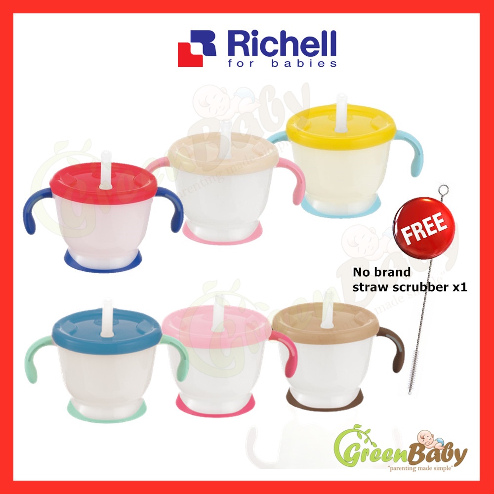 Richell AQ Training Mug 150ml Straw Mug Richell Training Cup Sippy Cup ...