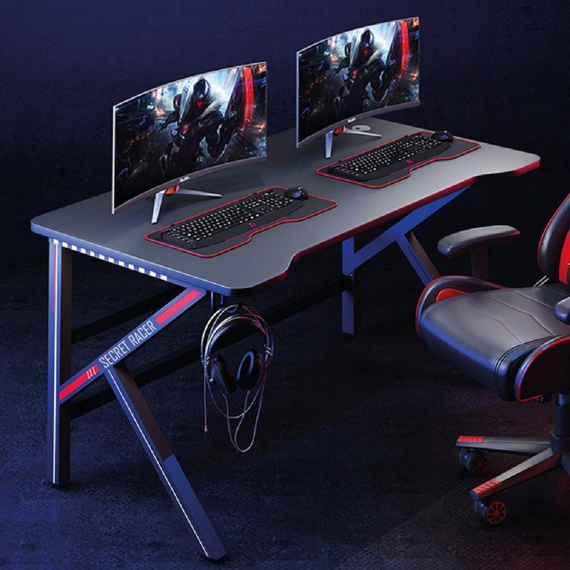 gaming table with curve/computer table/high quality gamers equipment ...