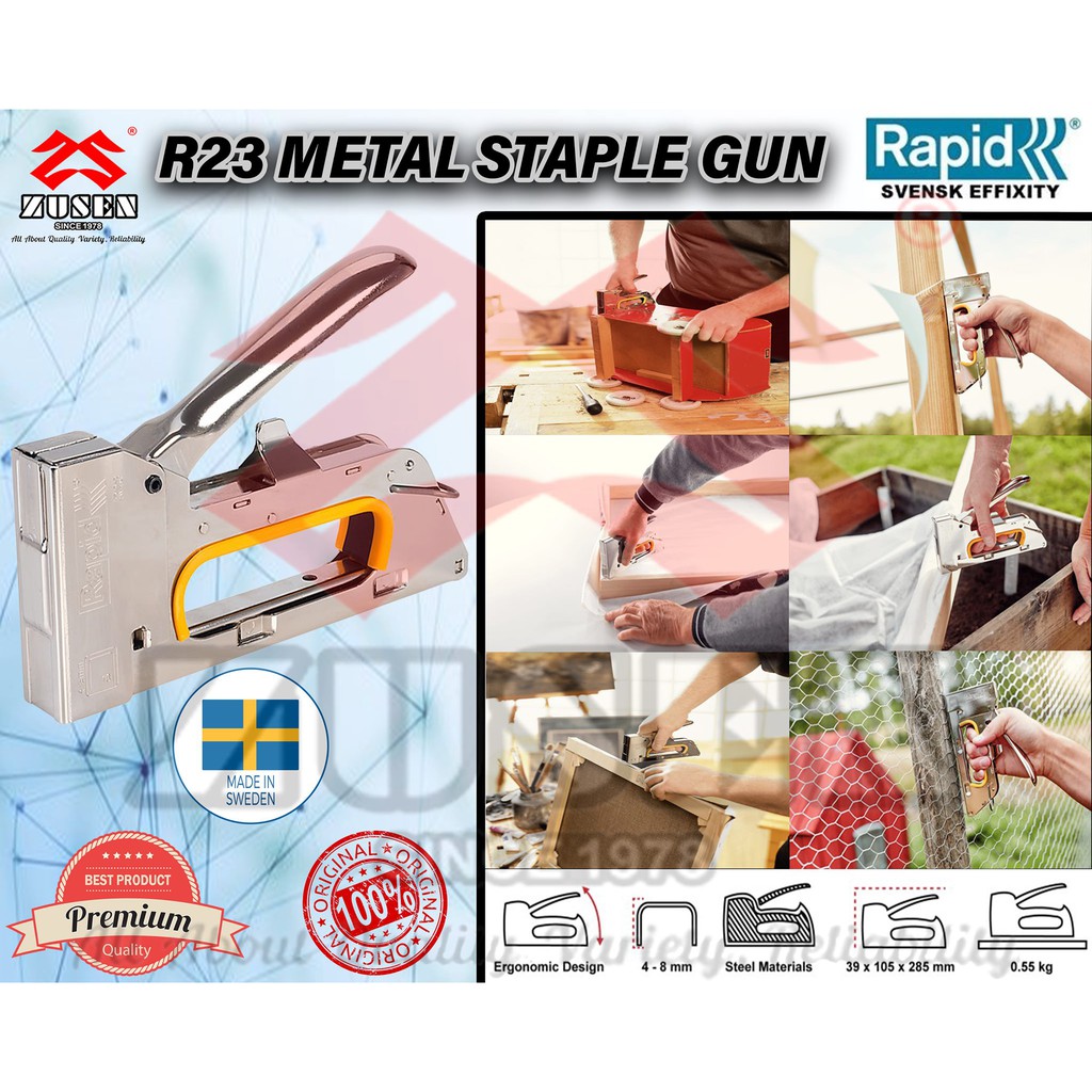 (ORIGINAL) RAPID R23# HEAVY DUTY STAPLE GUN | Shopee Malaysia