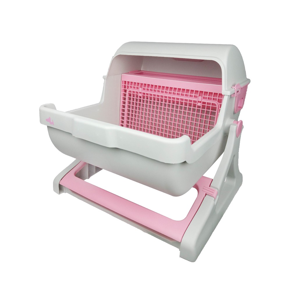 (TERBAIK) Semi Auto Cat Litter Box / Semi Tandas Kucing Besar / Bekas ...