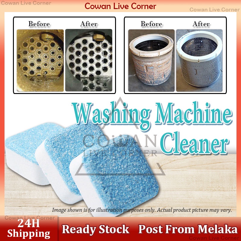 12Pc Cleaning Washing Machine Effervescent Tablet Deep Cleaning Washer ...