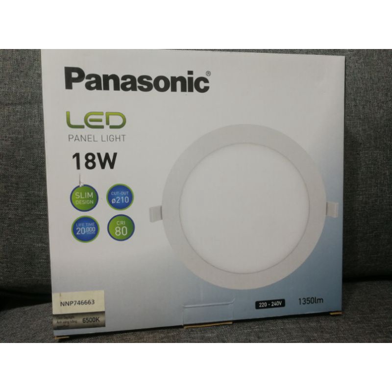 Panasonic Led Downlight 18watt 18w NNP746663 Round Inbow Slim Panel ...