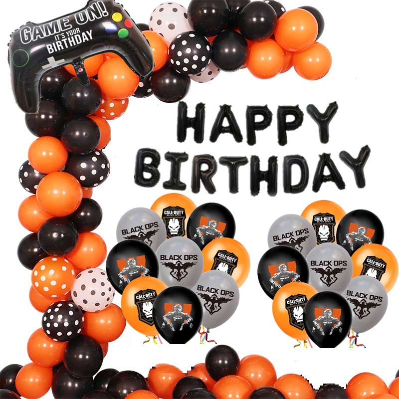 Call Of Duty Party Needs Happy Birthday Decoration Balloons Call Of ...