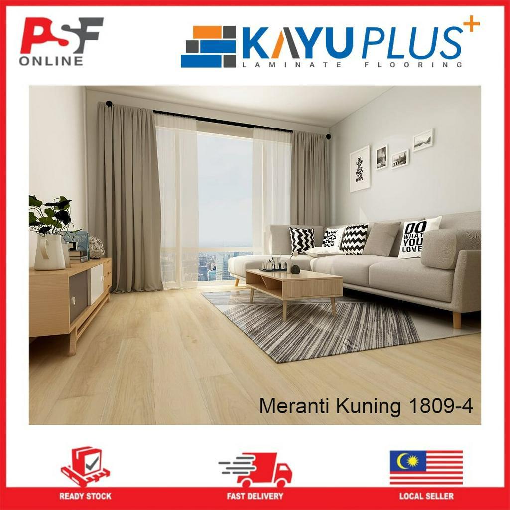 MERANTI KUNING 8MM LAMINATED FLOORING/ WOOD PLANK/ LANTAI PAPAN KAYU ...