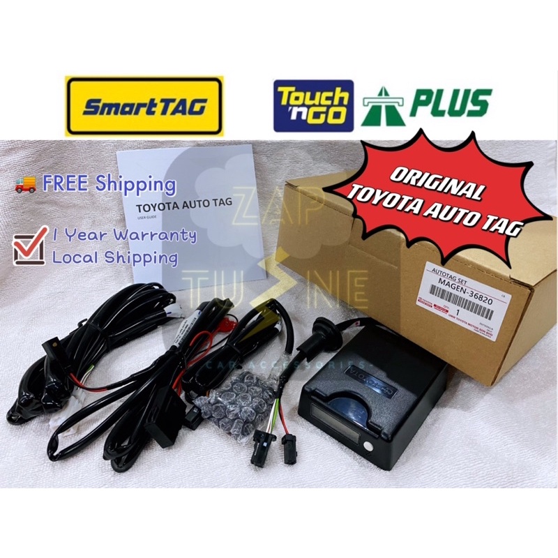 (Ready Stock) ORIGINAL TOYOTA Auto Tag Built-In Smart Tag Touch N Go ...