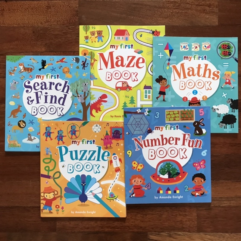 MY FIRST MAZE / MATHS / SEARCH & FIND / PUZZLE / NUMBER FUN BOOK ...