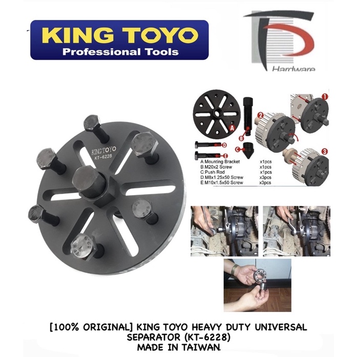 [100% ORIGINAL] KING TOYO HEAVY DUTY UNIVERSAL SEPARATOR (KT-6228 ...