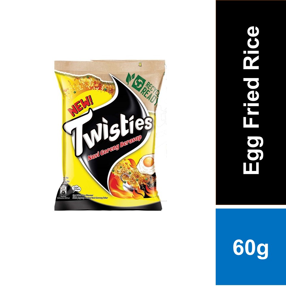 Twisties Egg Fried Rice Corn Snacks 60g | Shopee Malaysia