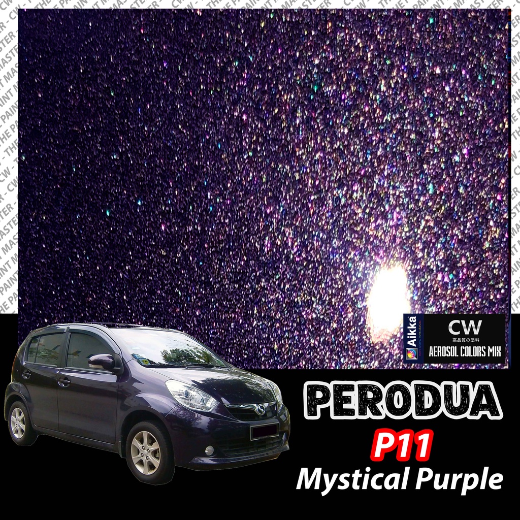 [ PERODUA Myvi Touch Up Paint All Colors ] 🚗 CW Aikka DIY Aerosol Spray ...