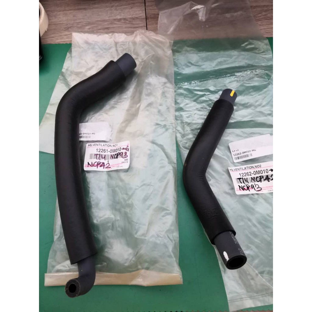 TOYOTA GENUINE VENTILATION (VALVE COVER) HOSE FOR VIOS NCP42 NCP93 ...