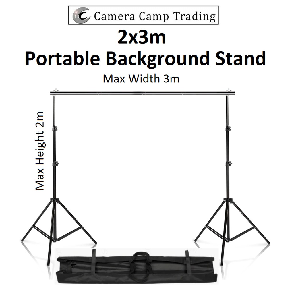 Portable Background Stand SIZE > 2x2m & 2x3m or 2.6x3m or 2.8x3m ...