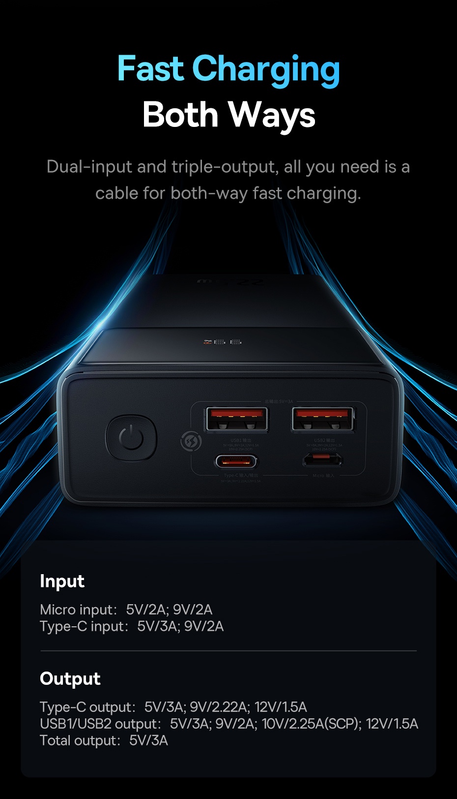 Baseus 20W PD 20000mah/30000mah Power Bank For iPhone 14 Pro Max ...