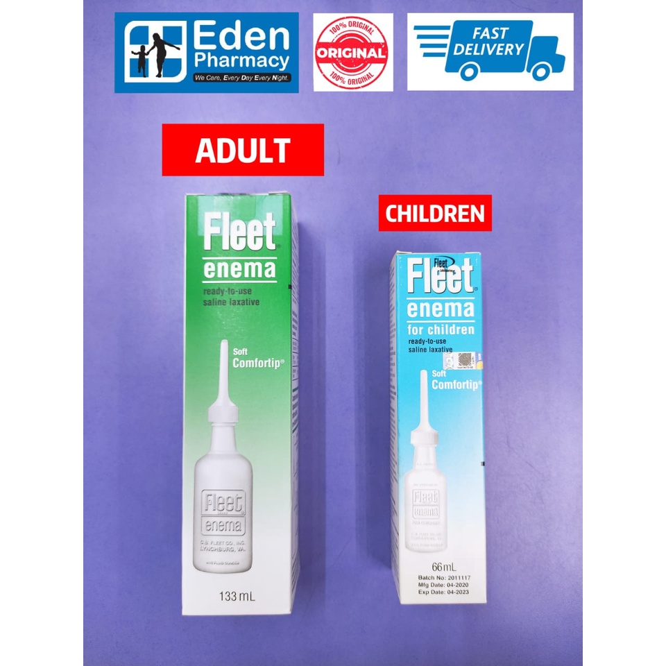 Fleet Enema ( Adult 133ml ) / ( Children 66ml ) | Shopee Malaysia
