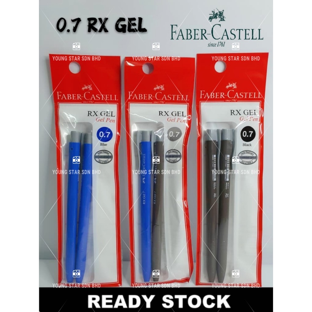 FABER CASTELL RX GEL ( 2 IN 1 PACK ) 0.7mm | Shopee Malaysia