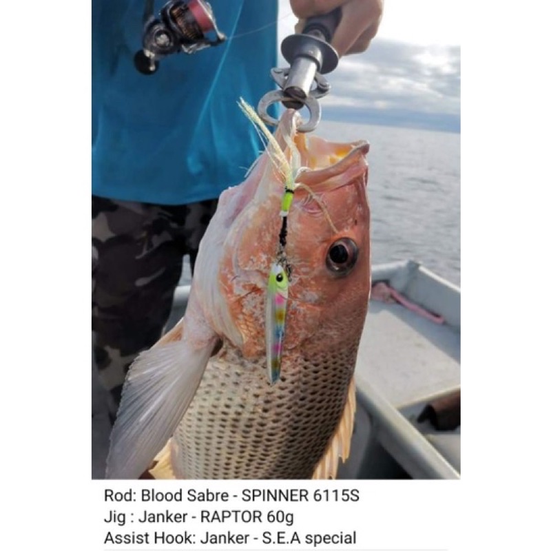 JK JANKER Pilchard Works Raptor Metal Jig Size 40g & 80g Fishing Jig ...