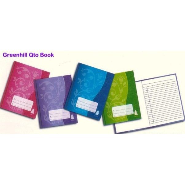 Greenhill F5 Hard Cover Quarto Book Short Exercise Note Book /Buku Log ...