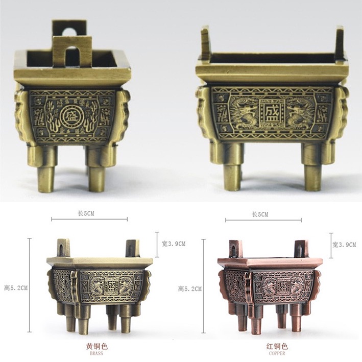 Jinyu Mingsha Incense Burner Ash Worship Tao Supplies Emery Sand Square ...